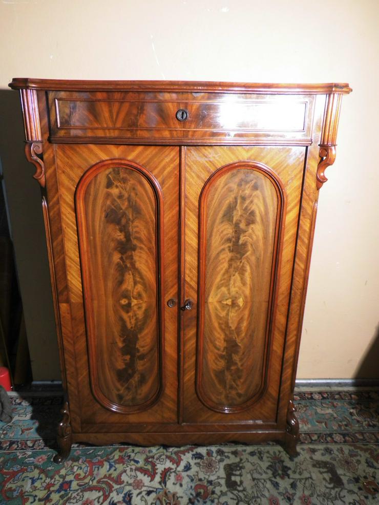 Schönes, antikes Vertiko mit Wurzelholzfurnier Gründerzeit um 1900 ...